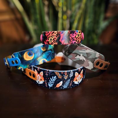 1" WIDE PRINTED TAPER DOWN COLLARS – Get Dirty Pet Gear